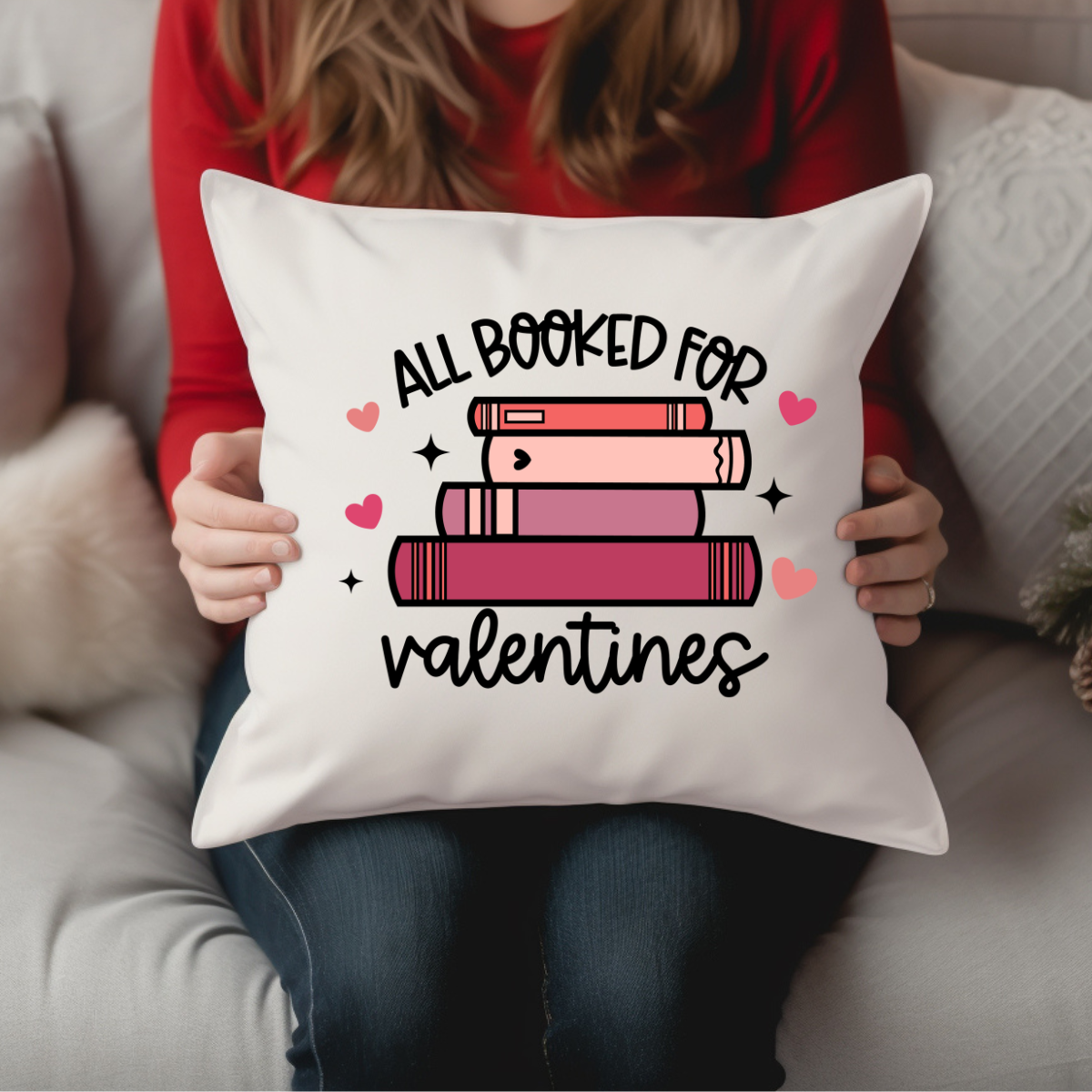 All Booked for Valentines Pillow Case – Henry & Hannah